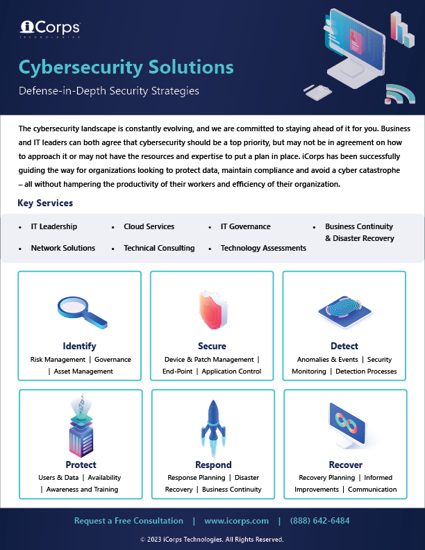 Datasheet: iCorps Cybersecurity Solutions